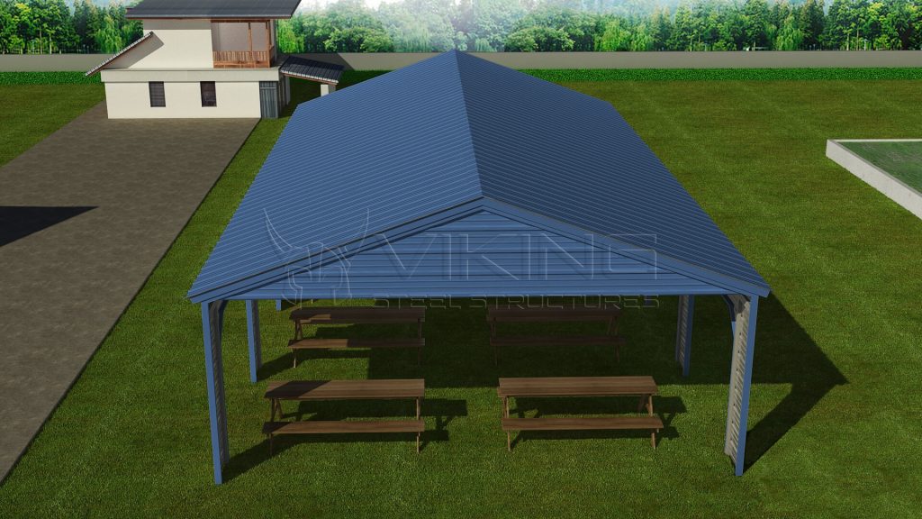 24x46 Utility Metal Carport