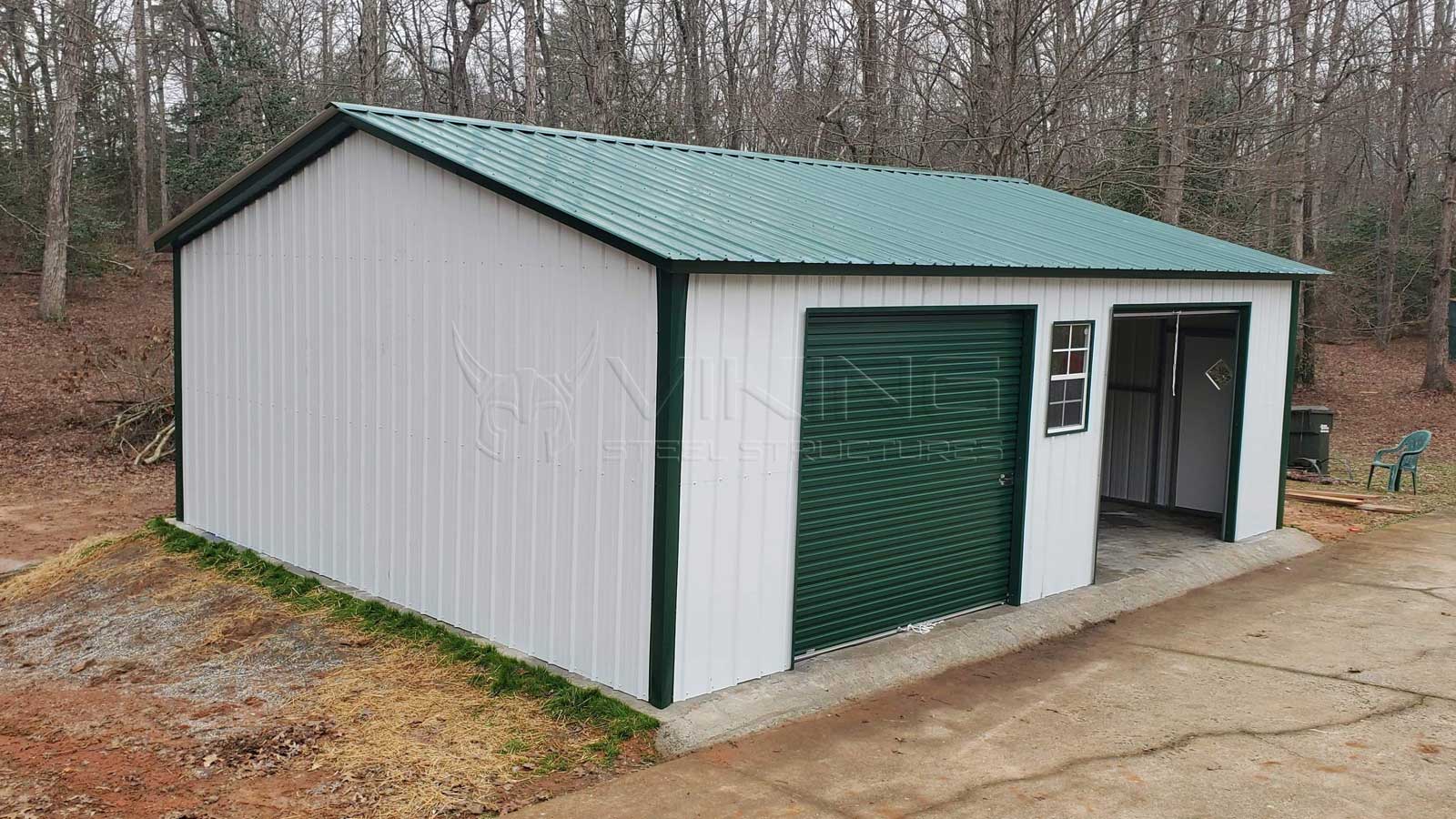 Buy 24x30 Metal Garage 24 x30 All Vertical Metal Garage Buy 24x30 Metal Garage 24 x30 All Vertical Metal Garage